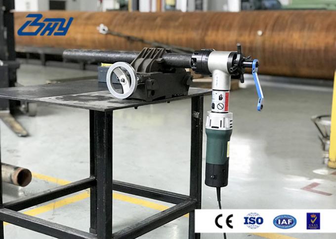 Stainless Steel Carbon Steel Pneumatic Beveling Machine High Strength ...