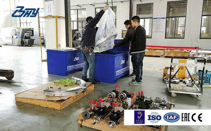 Self Centering Pipe Cutting And Beveling Machine , Split Frame Machine