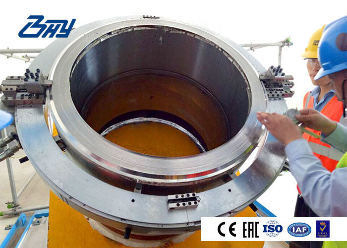OD mounted Hydraulic Pipe Cutting And Beveling Machine Cold Cutting for ...