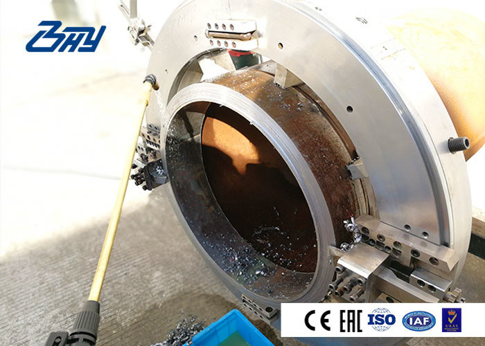 Split Frame Portable Pipe Cold Cutting Machine Various Bevel Type Cold ...