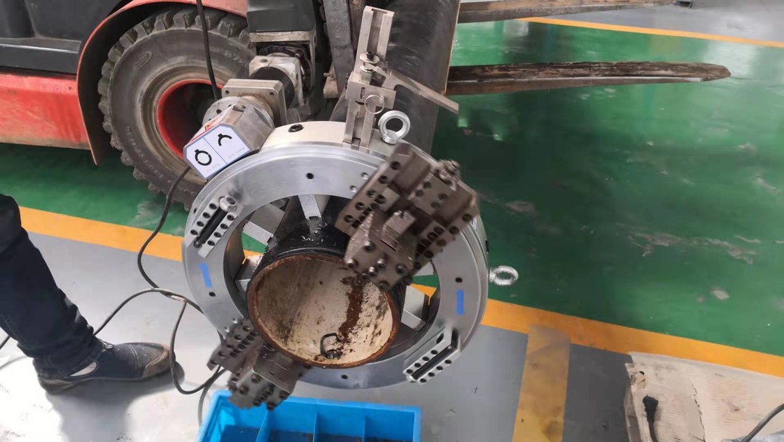 DN450 Cold Cutting And Beveling Machine For Pipes Pipelines 18in Pipe ...