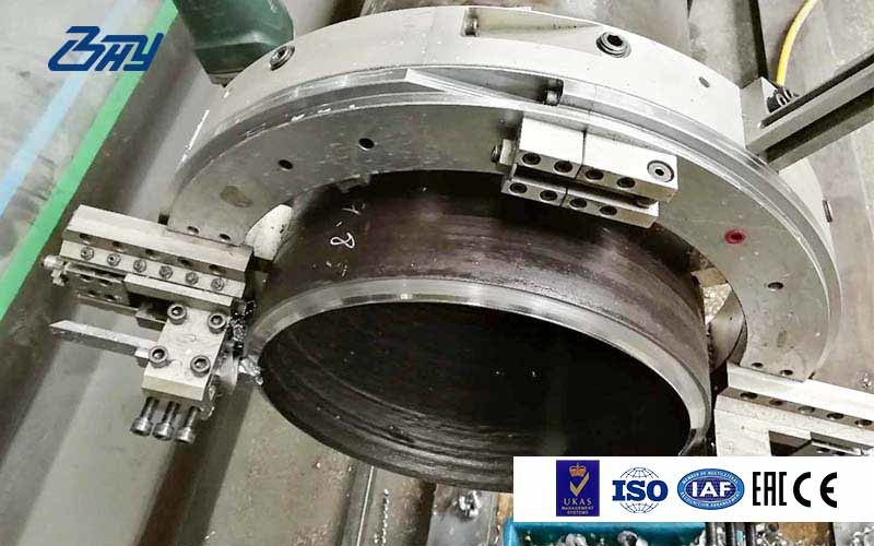 Split Frame Pneumatic Cutting Beveling Machine, Star Wheel System, Cold Cutting